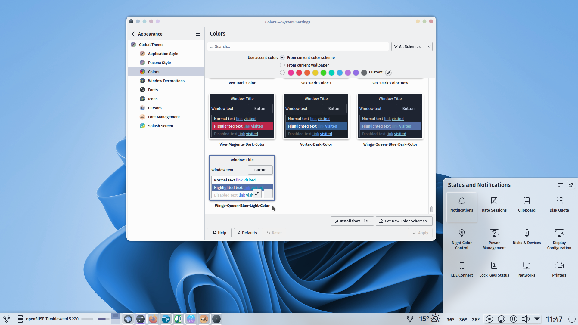 Wings-Queen-Blue-Light-Color - KDE Store