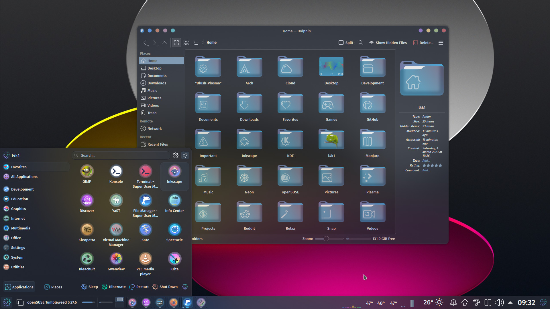 Bluish-Dark-Icons - KDE Store