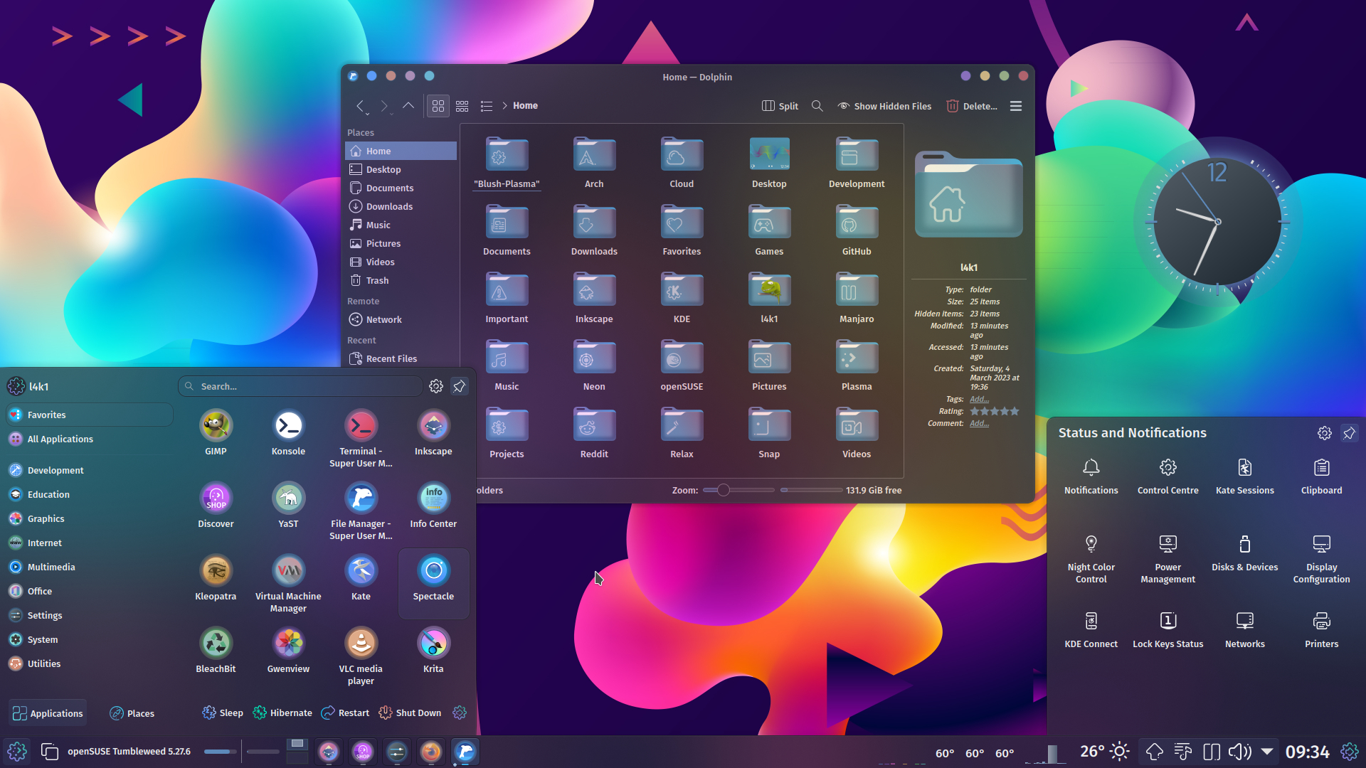 Bluish-Dark-Icons - KDE Store
