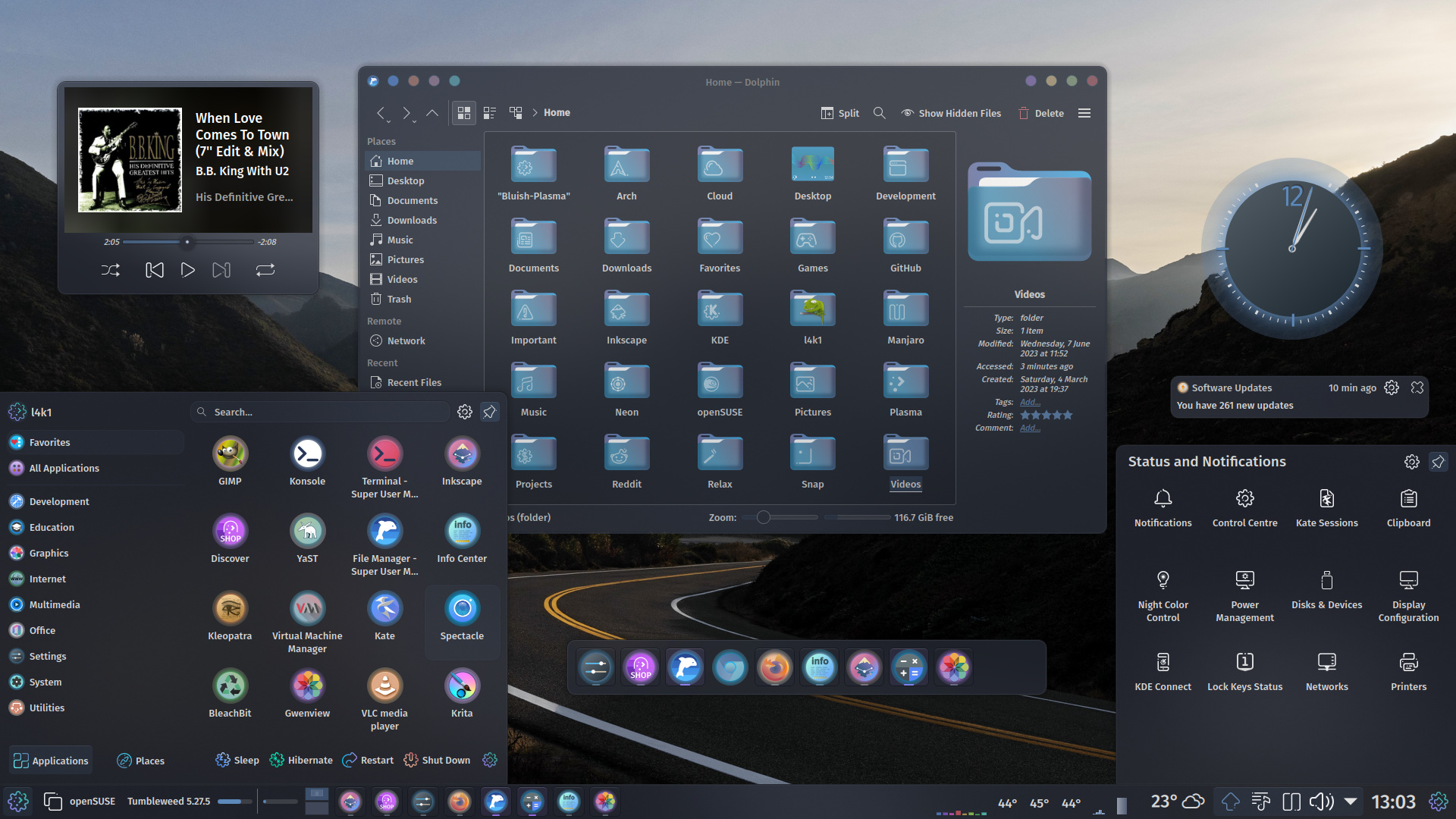 Bluish-Global - KDE Store