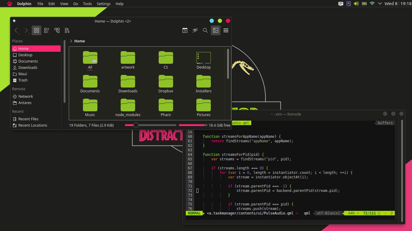 Monokai plasma theme - KDE Store