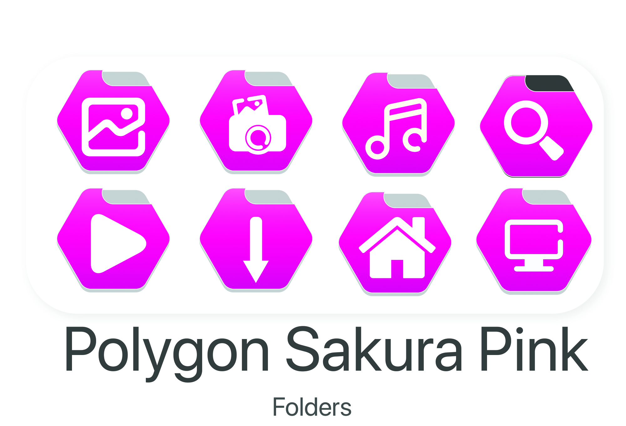 Polygon icons pack - KDE Store