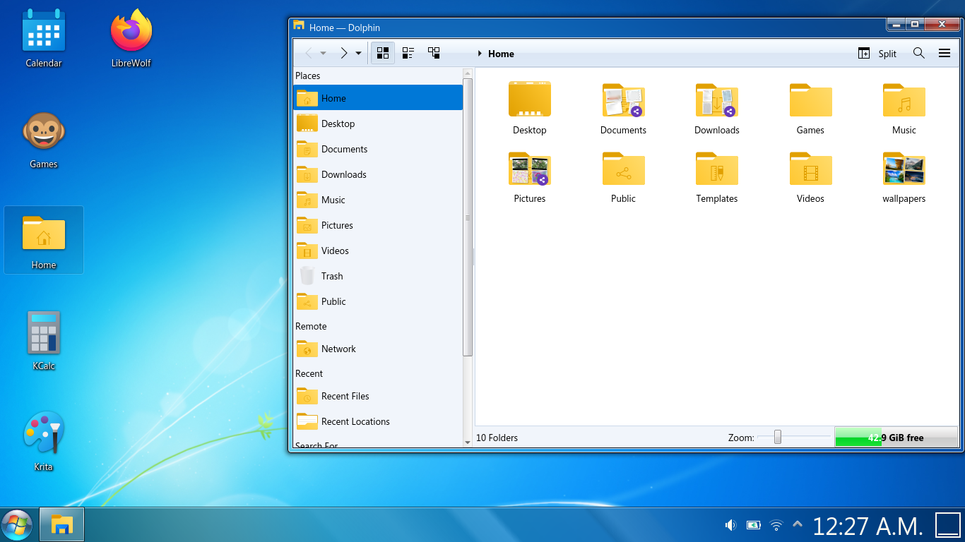 Se7en Aero - KDE Store