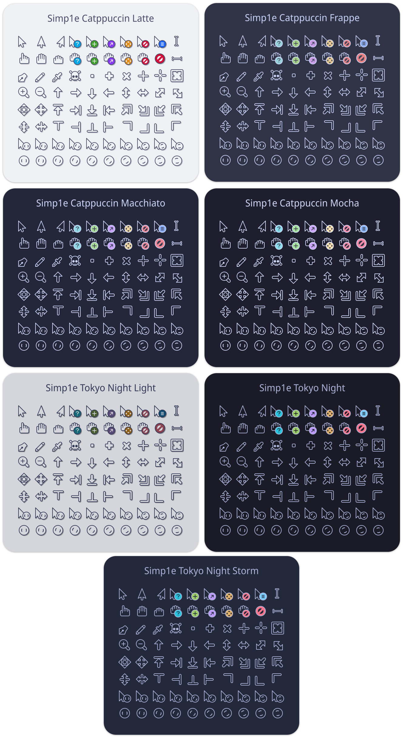 Simp1e Cursors - KDE Store
