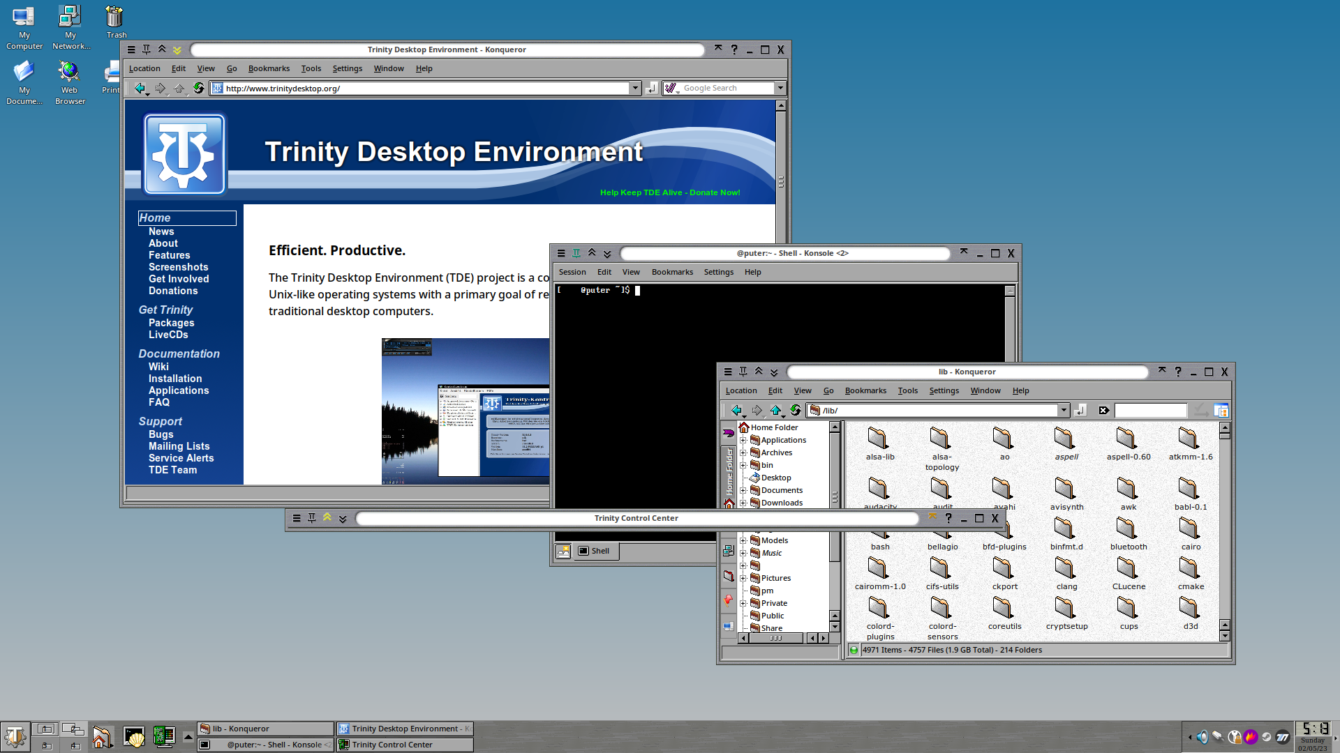 Space Steel - KDE Store