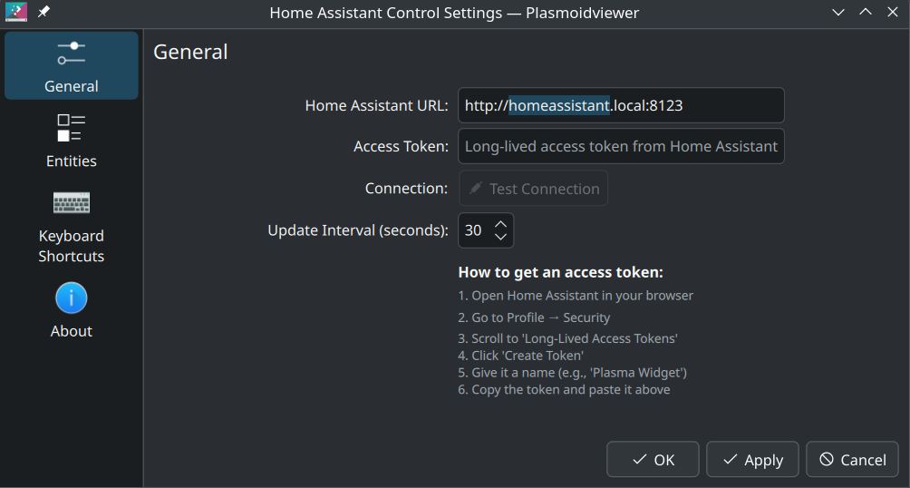 Home Assistant Control - KDE Store