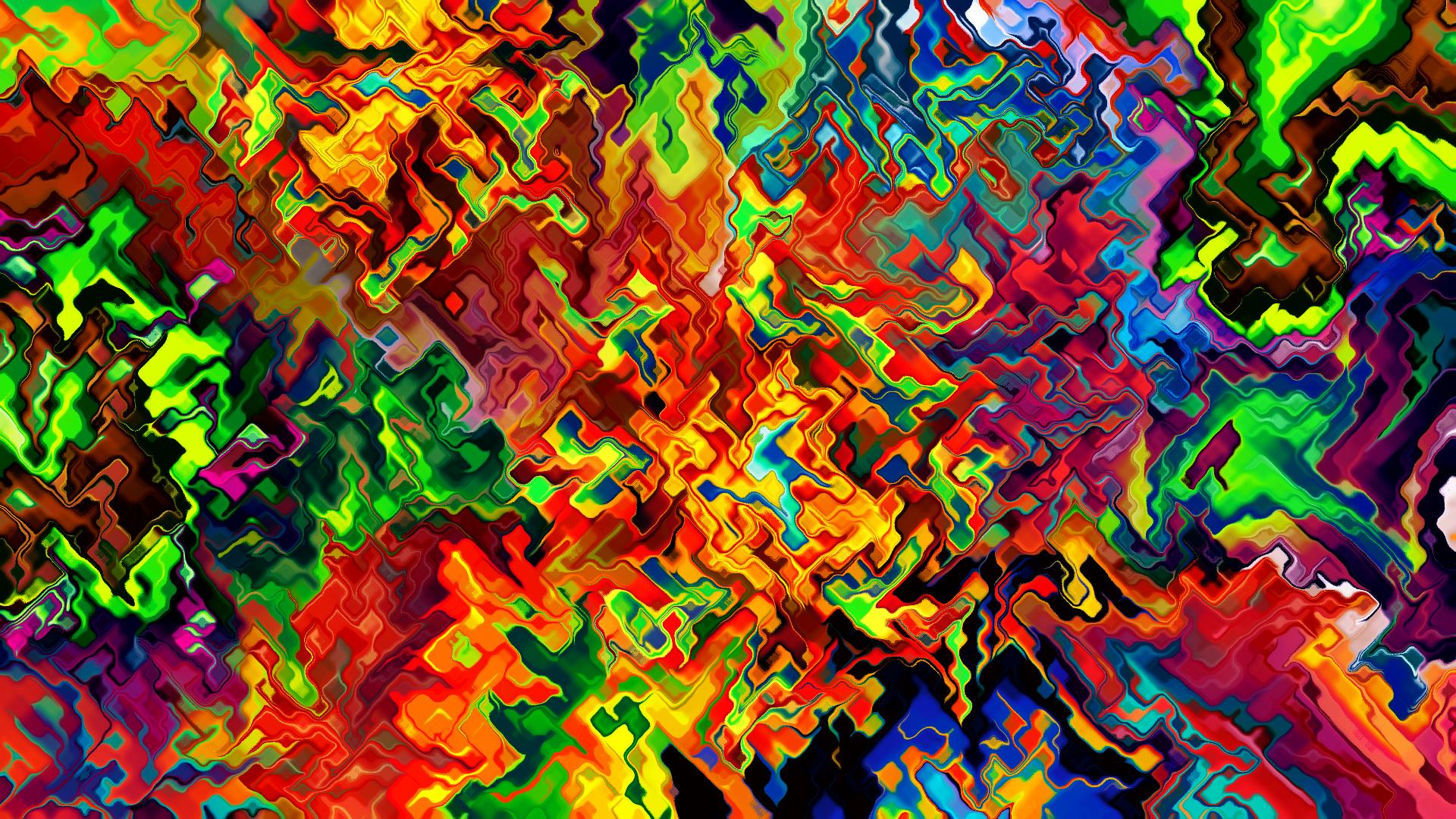 Rainbow Abstract Hd