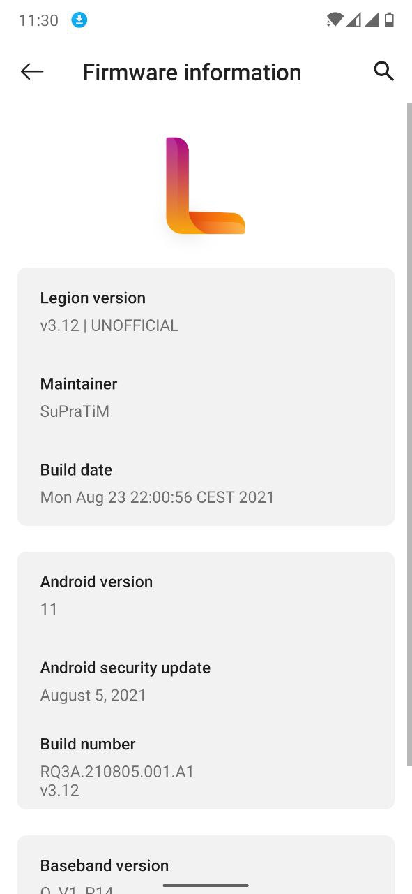 Legion OS for RMX1851 - KDE Store