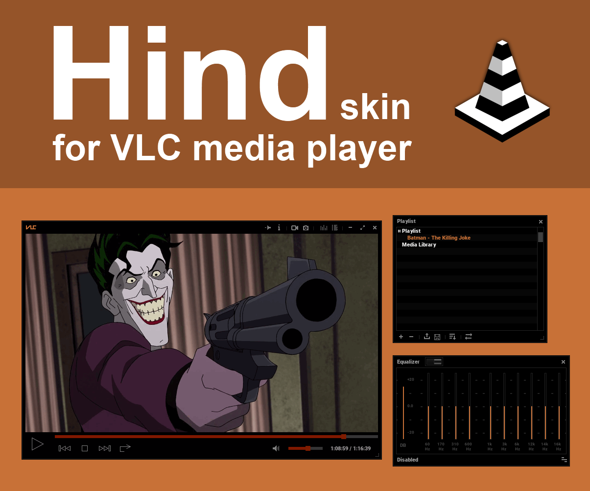Hind VLC Skin - KDE Store