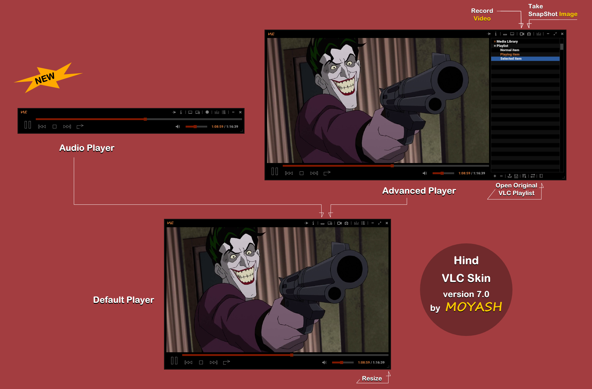 Hind VLC Skin - addons.videolan.org