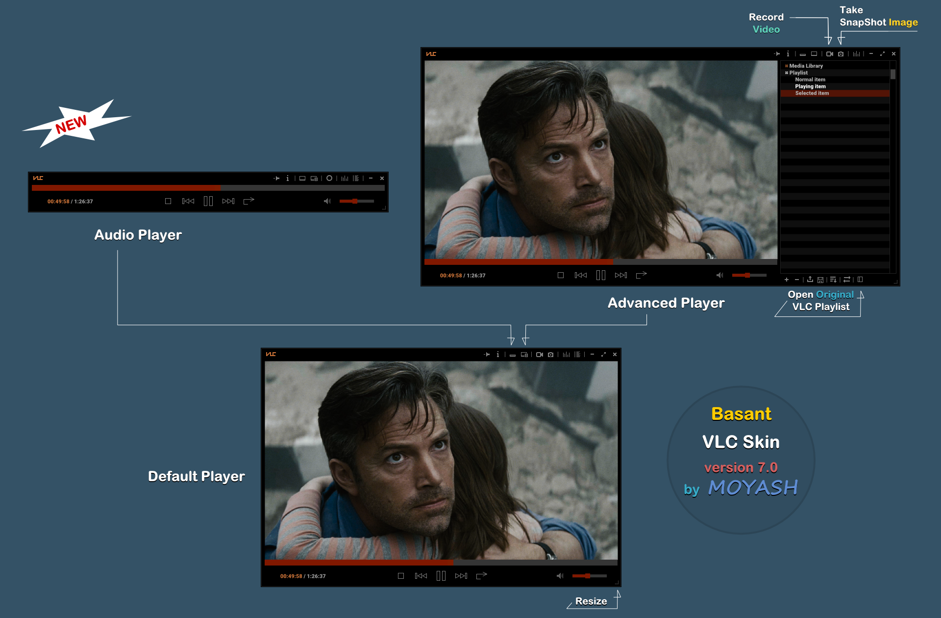 Basant VLC Skin - addons.videolan.org