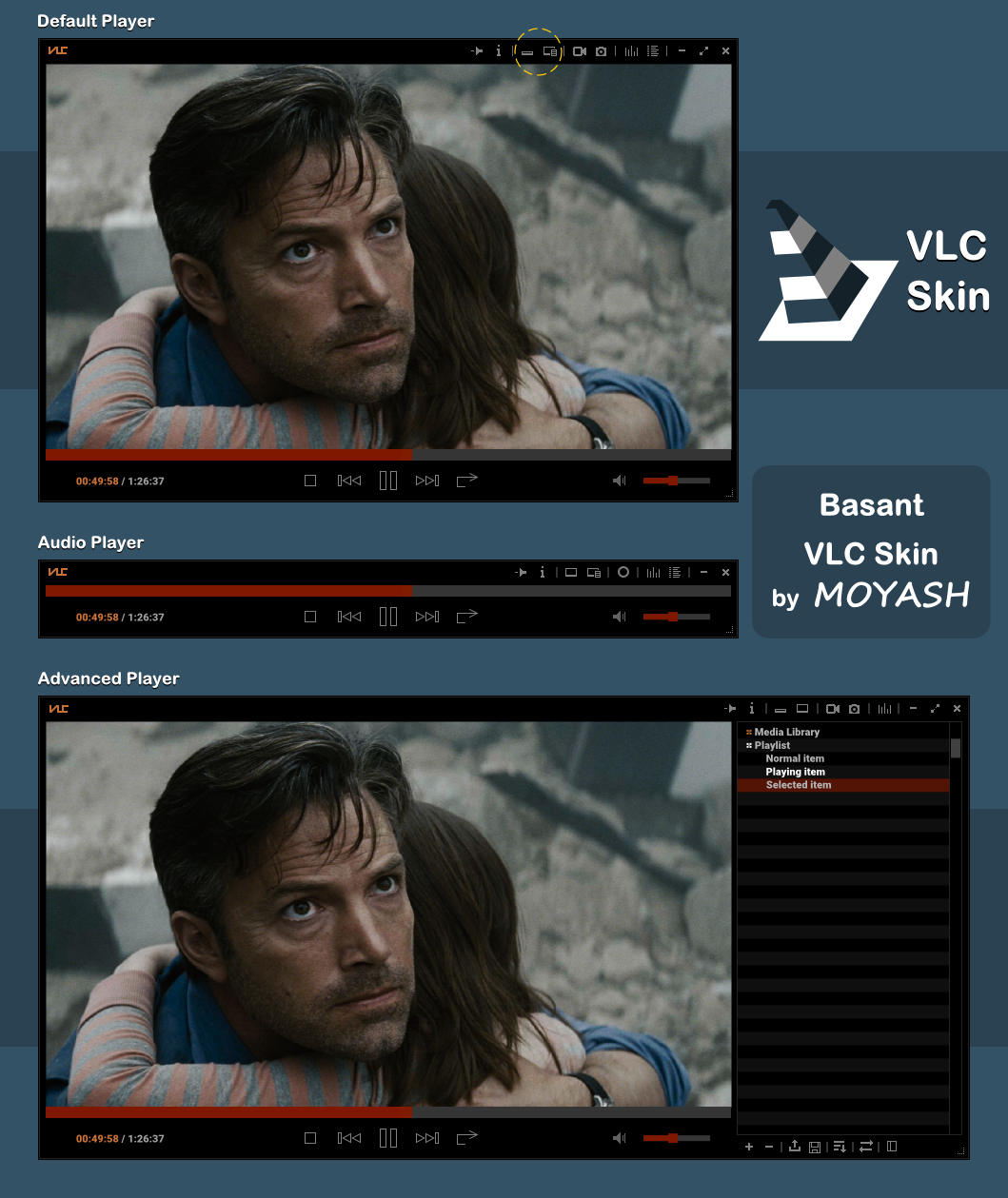 Basant VLC Skin - addons.videolan.org
