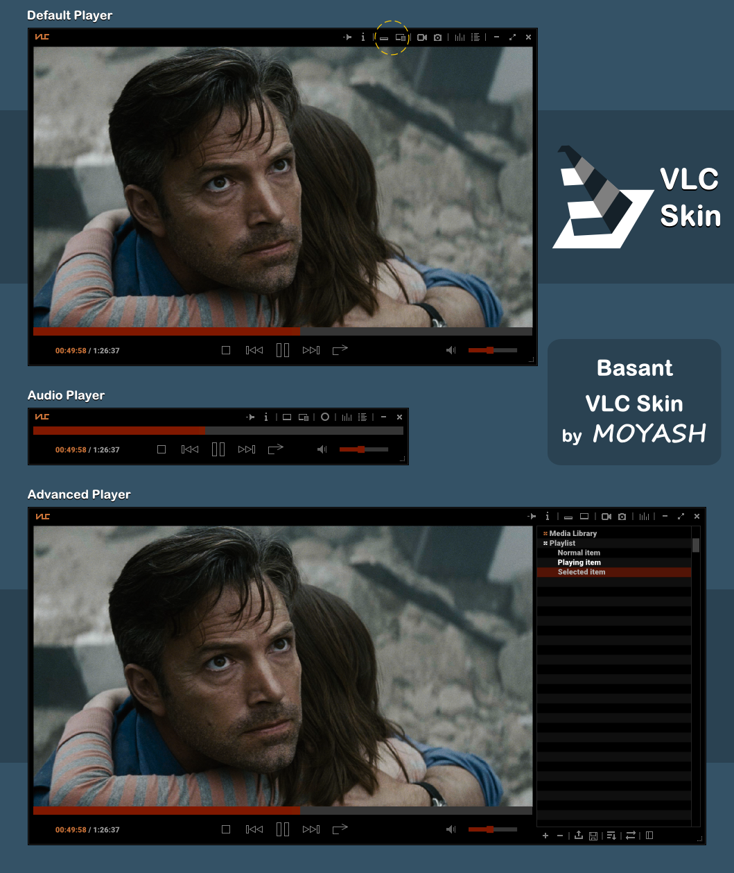Basant VLC Skin - addons.videolan.org