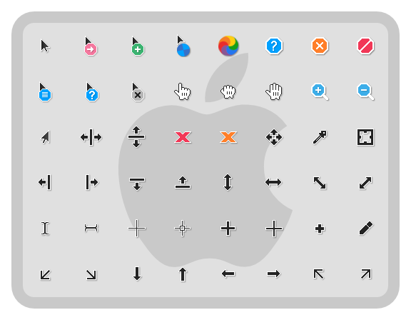 MacOS Pixel Cursor - KDE Store