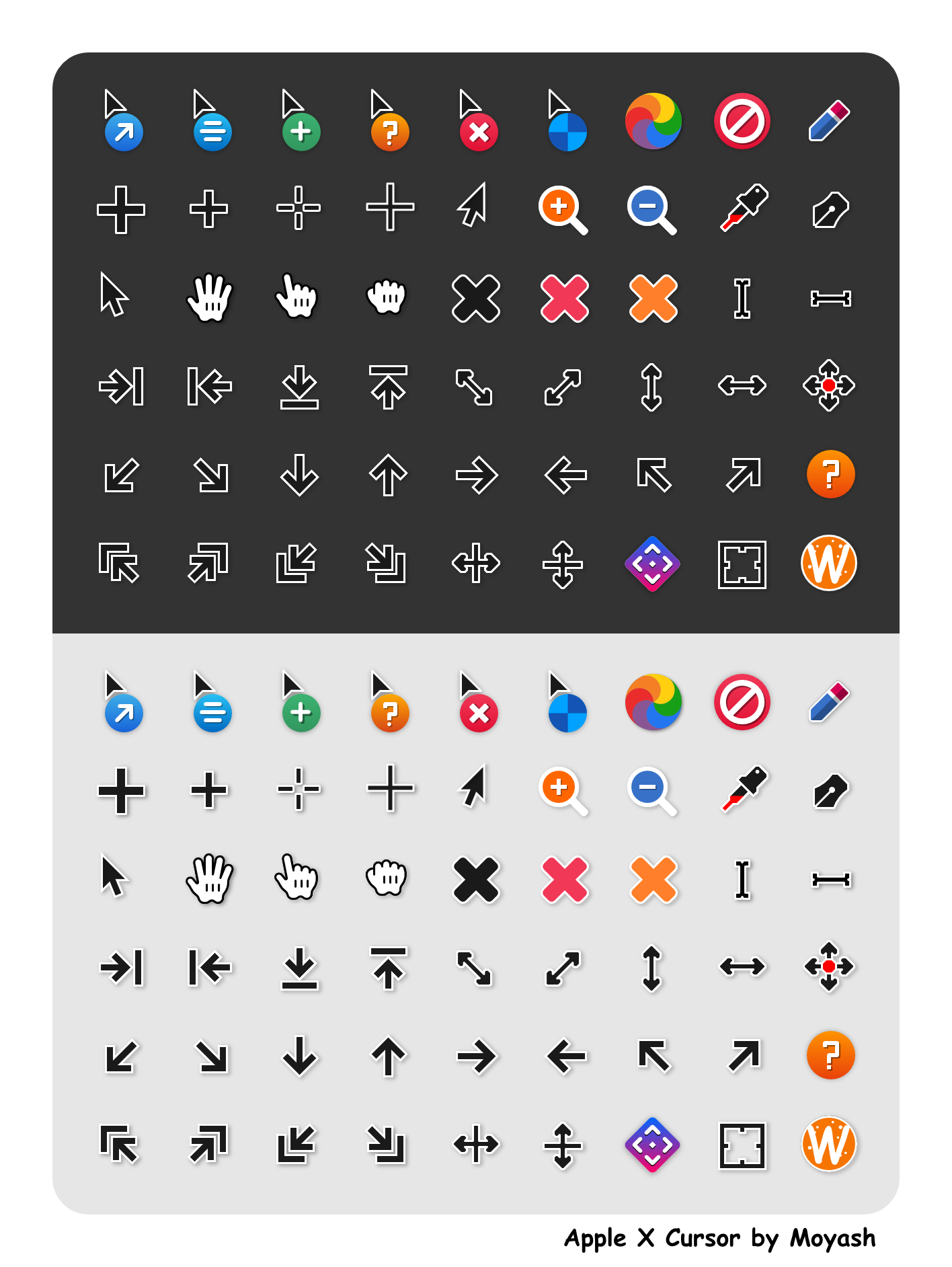 Apple X Cursor - KDE Store