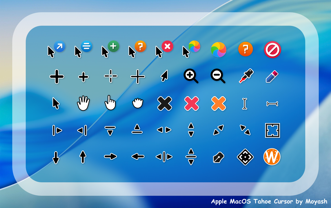MacOS Tahoe Cursor - KDE Store