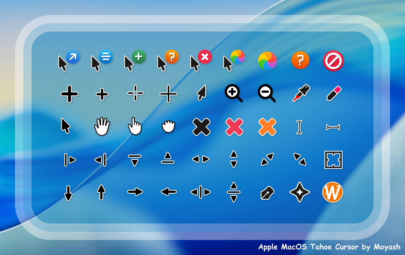 MacOS Tahoe Cursor - Gnome-look.org