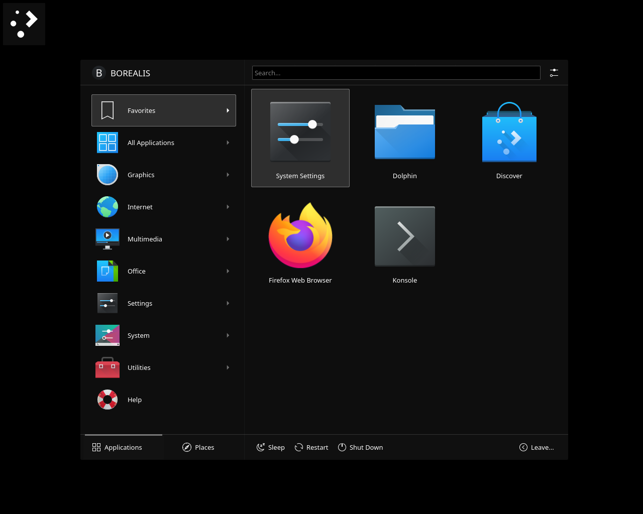 Resizable Application Launcher - KDE Store