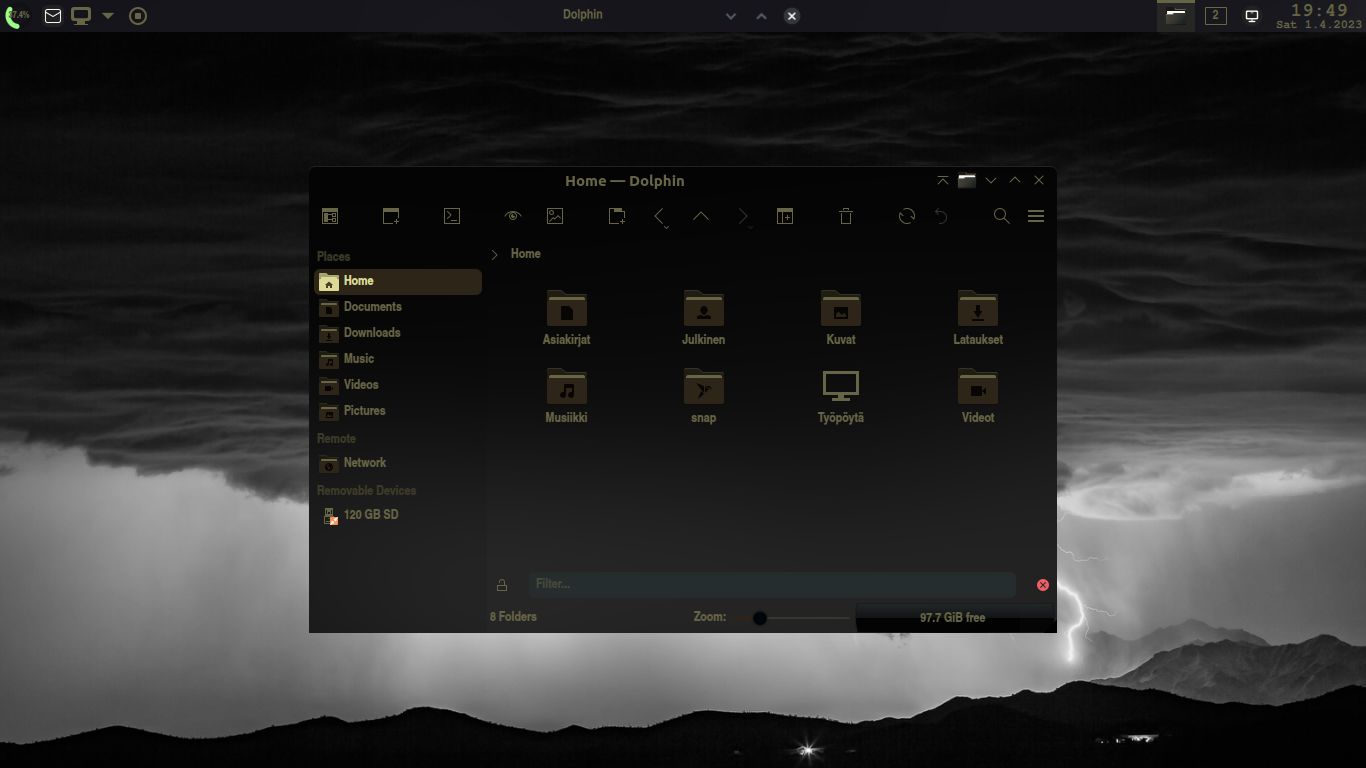 Myrsky Brown - KDE Store