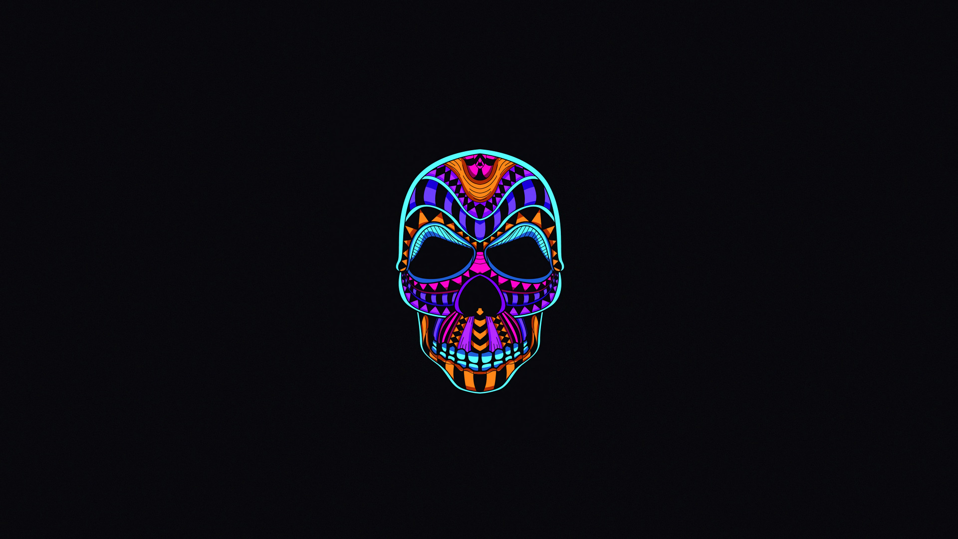 Skull Dark Minimal 4k - KDE Store