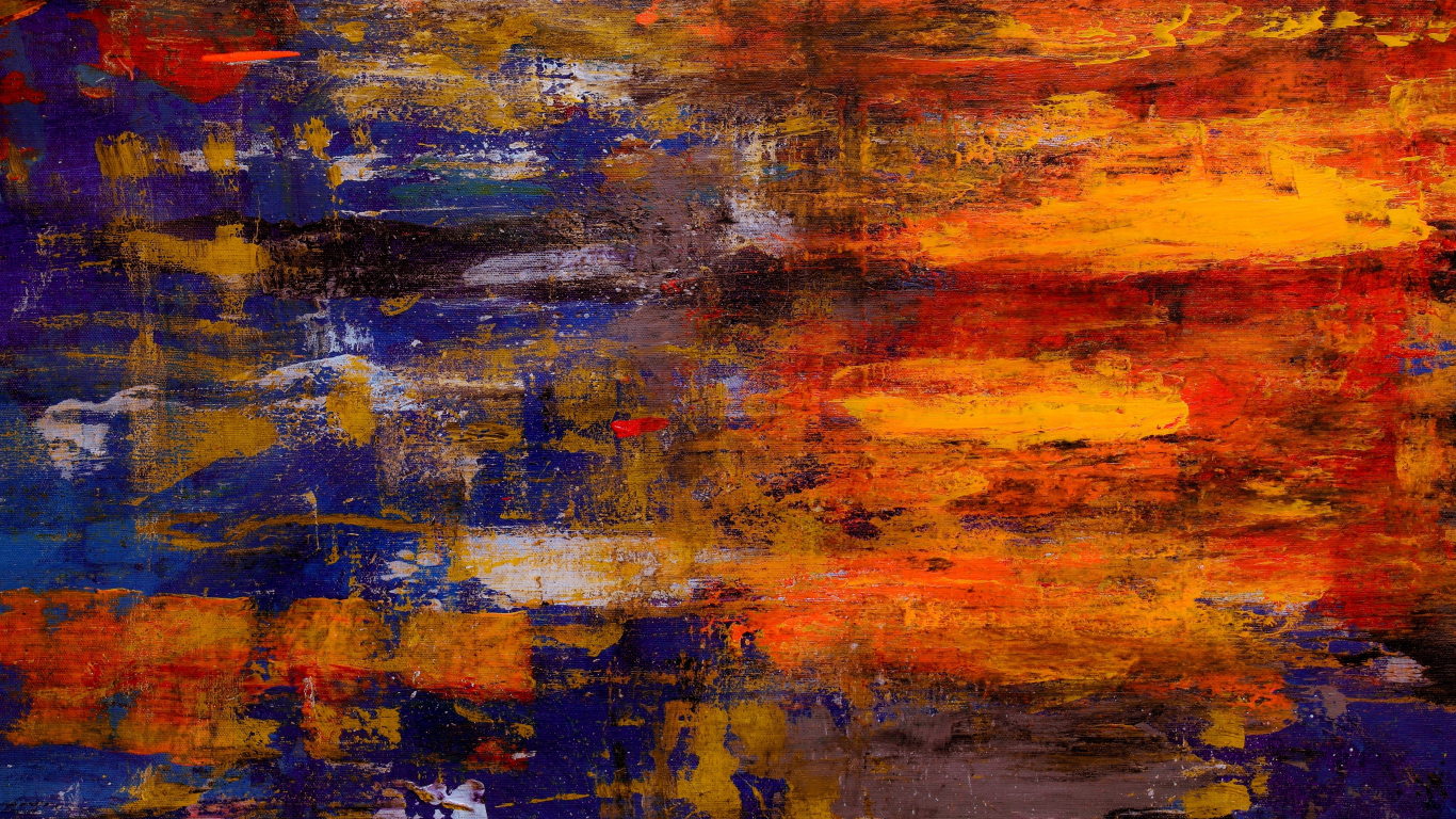 Paint canvas texture colorful abstract wallpaper background - KDE Store