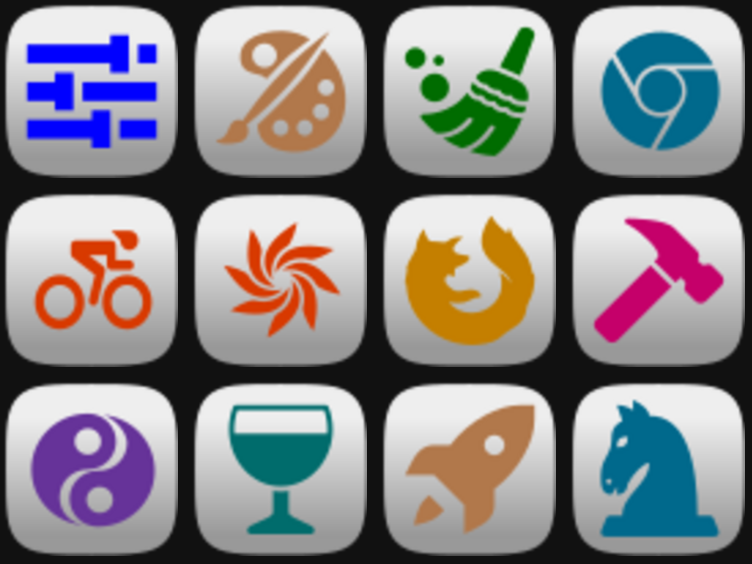 Besgnulinux White Icon Theme - KDE Store