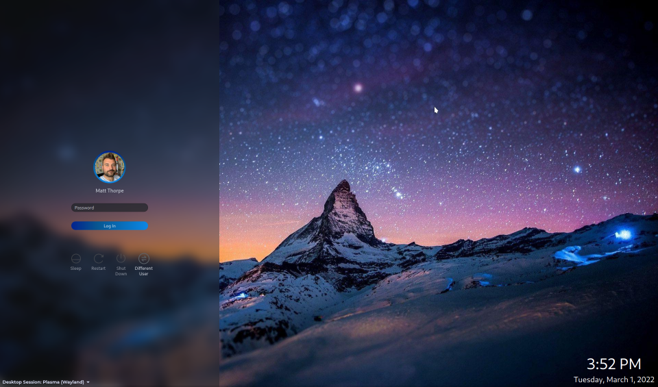 Swish SDDM theme - KDE Store