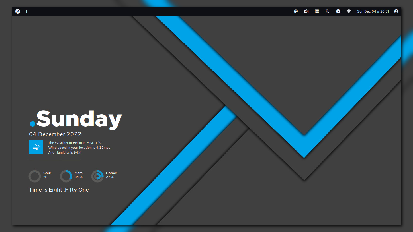 Antares - Conky theme - KDE Store