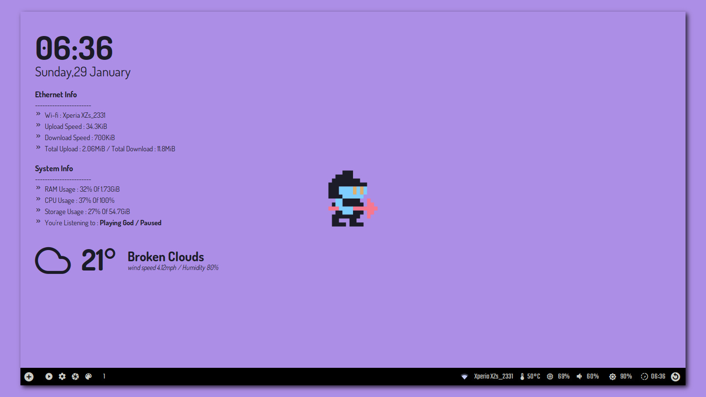 Altair - Conky theme - KDE Store