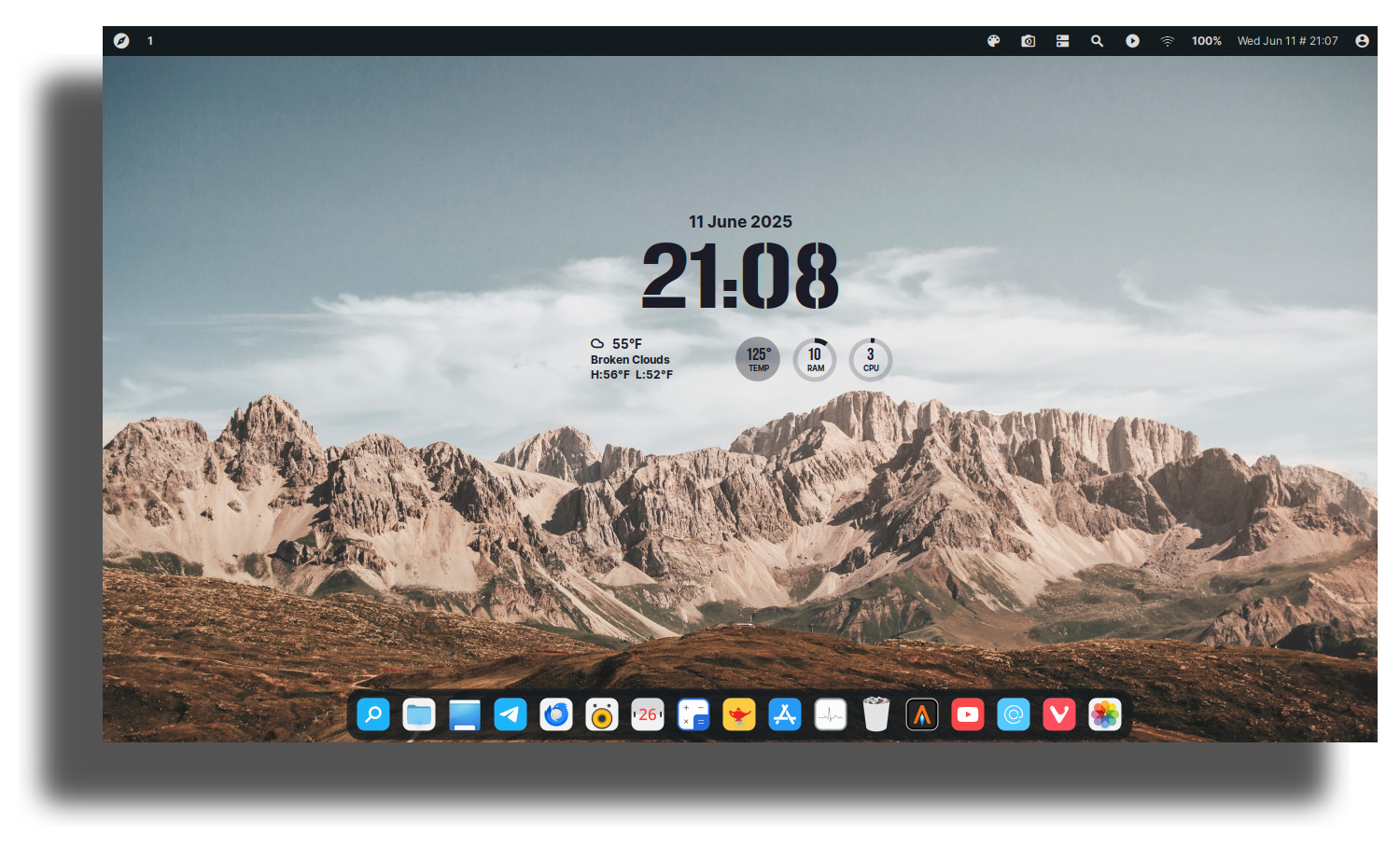 Hyadum - Conky theme - KDE Store