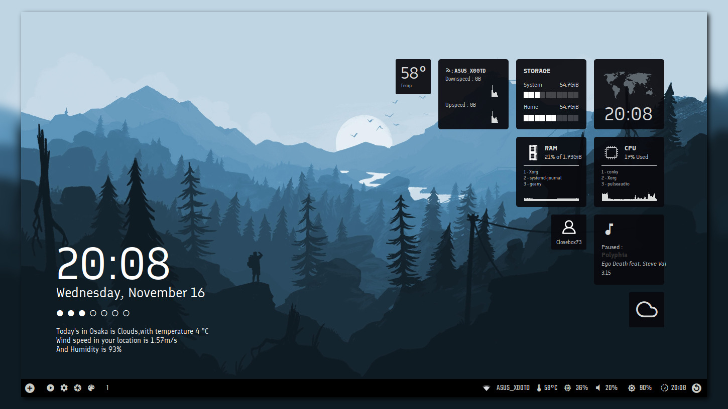 Sirius - Conky theme - KDE Store