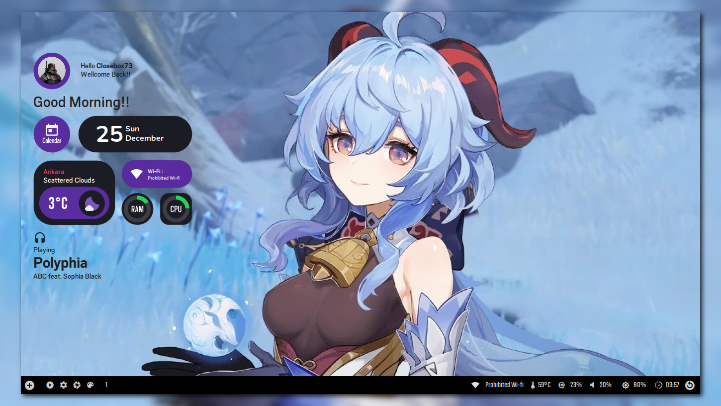 Alterf - Conky theme - KDE Store