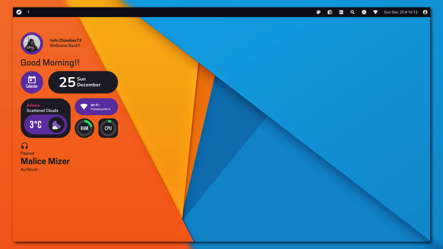 Alterf - Conky theme - KDE Store