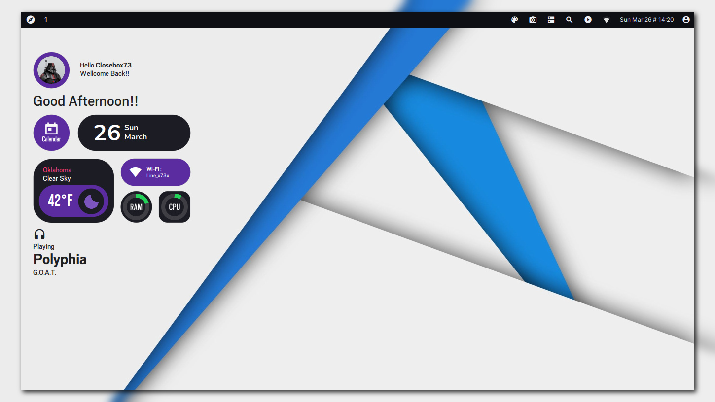 Alterf - Conky theme - KDE Store