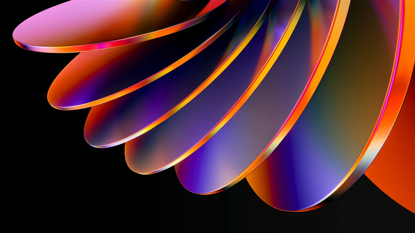 Geometric 3d Render Lens Glass Design 5K - KDE Store