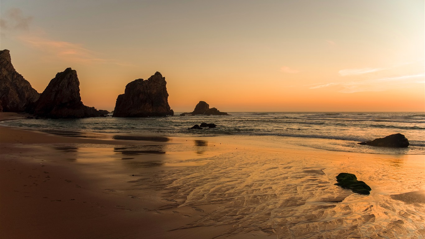Beach Sunset Summer Praia da Ursa Portugal 5K - KDE Store