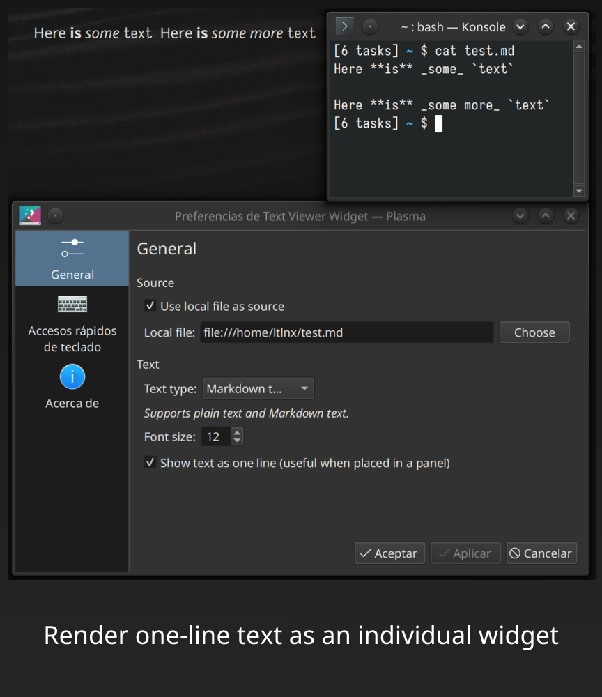 Text Viewer Widget - KDE Store
