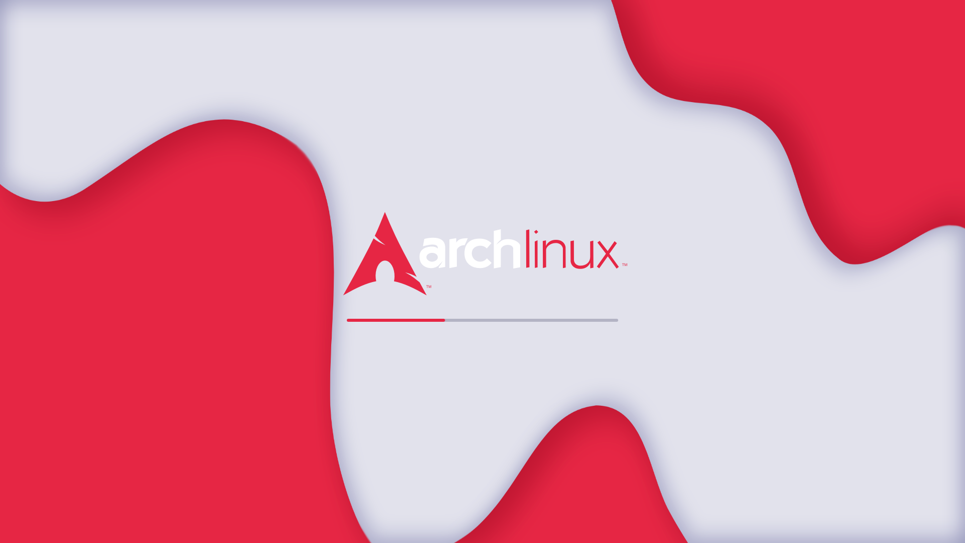 Red Arch Splash - KDE Store