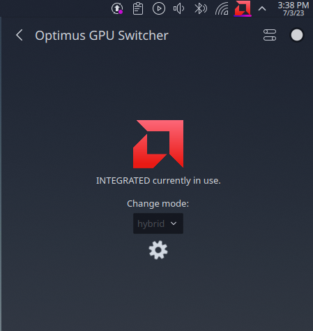 Optimus GPU Switcher - KDE Store