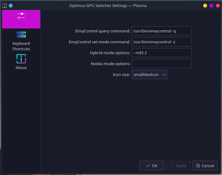 Optimus GPU Switcher - KDE Store