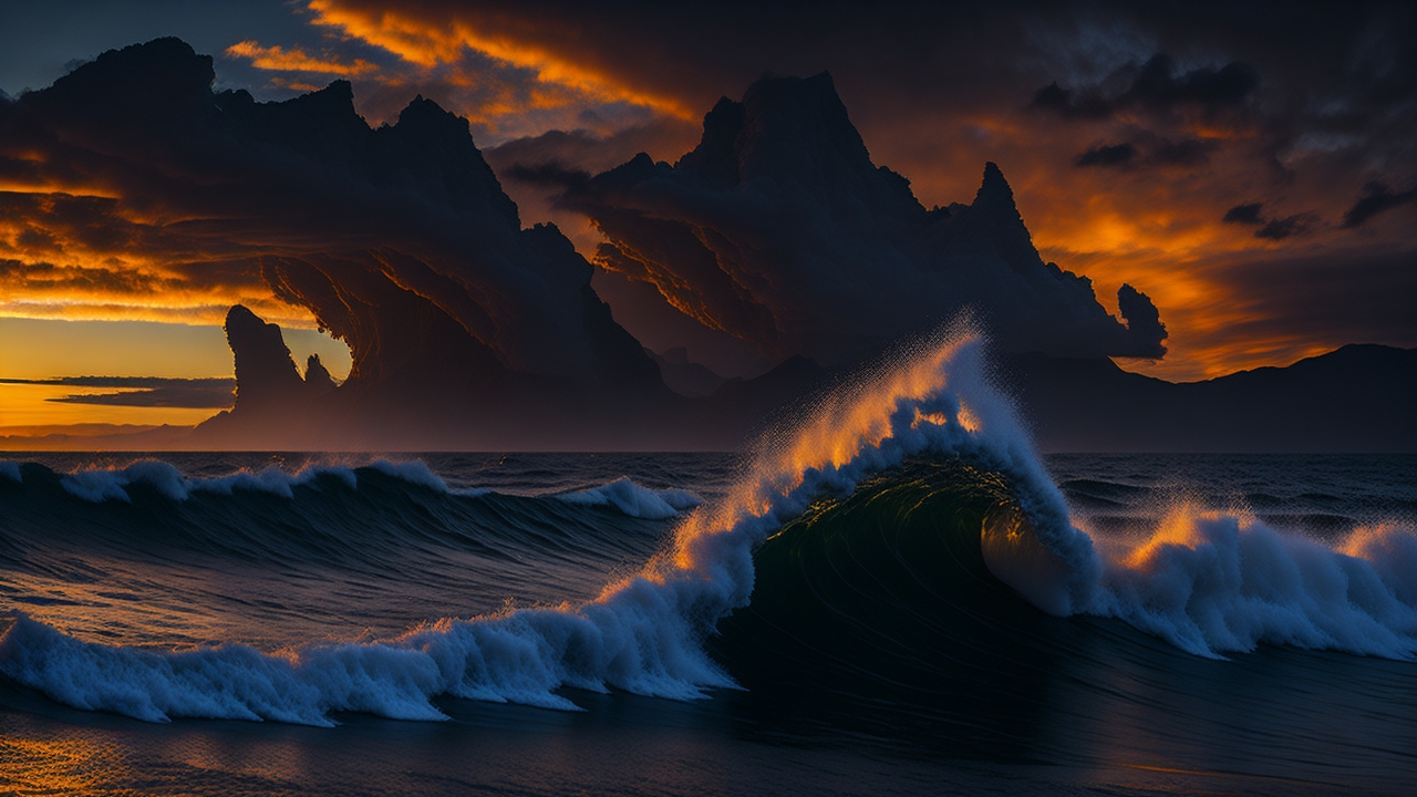 sea waves picture - KDE Store