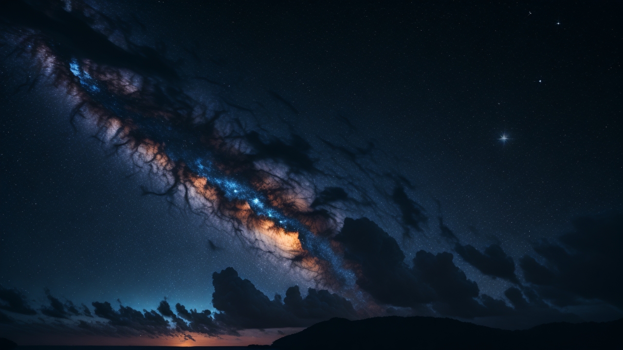 Beautiful night sky Elements - KDE Store