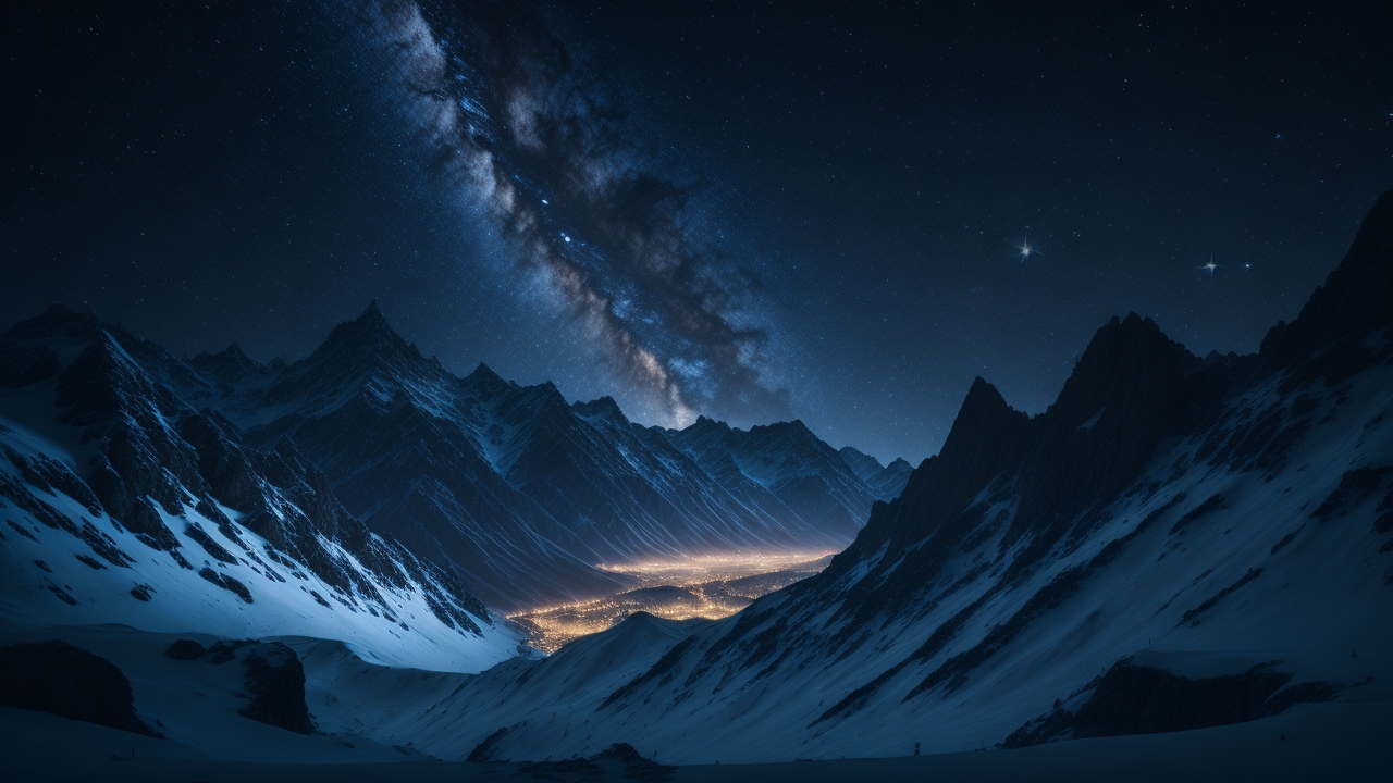 Amazing Starry Night - KDE Store