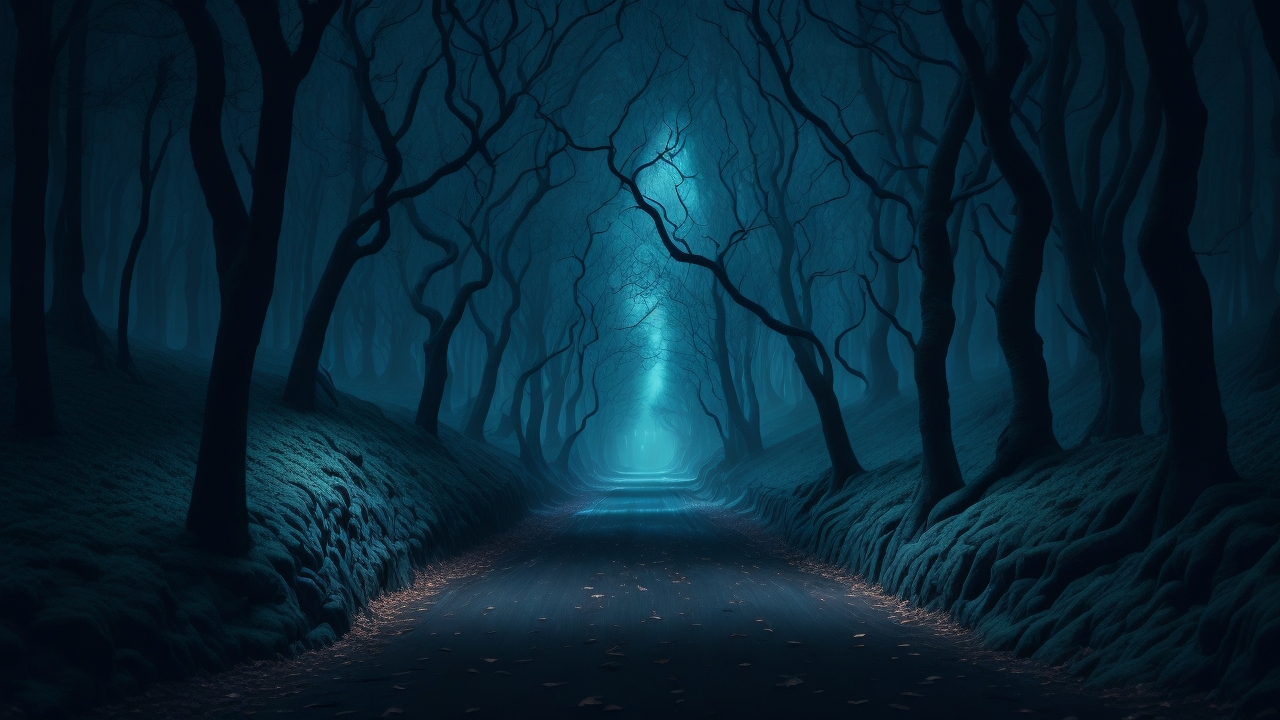 Dark road wallpaper - KDE Store