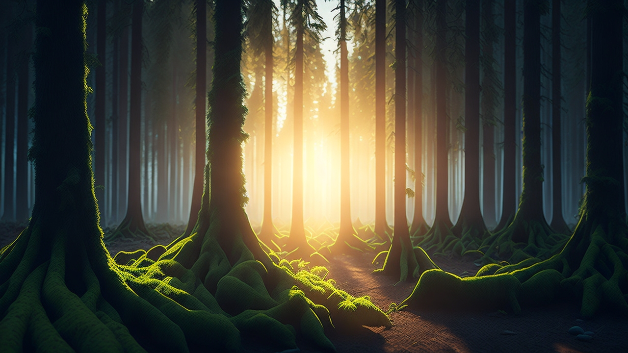 Forest morning - KDE Store