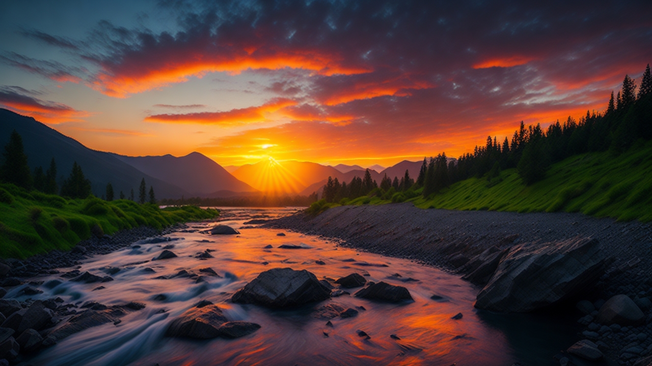 beautiful sunset - KDE Store