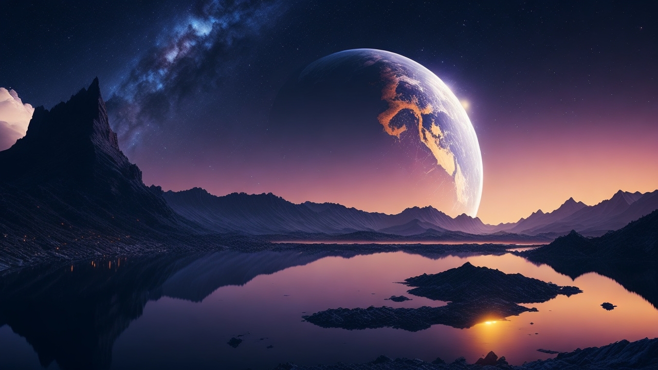 Alien world wallpaper - KDE Store