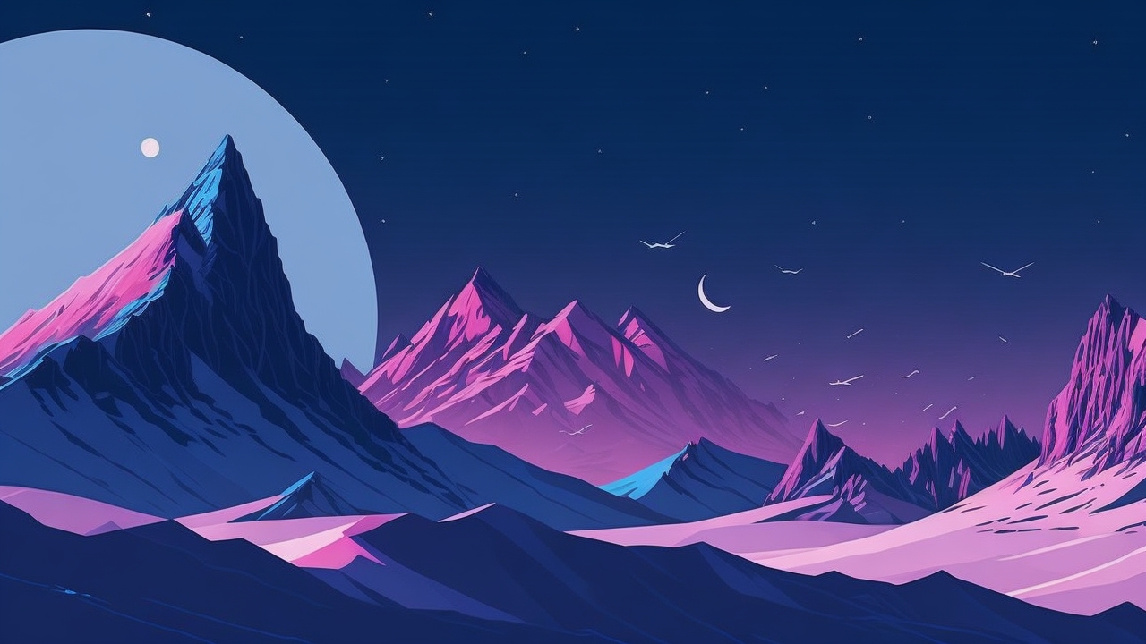 Abstract landscape wallpaper - KDE Store