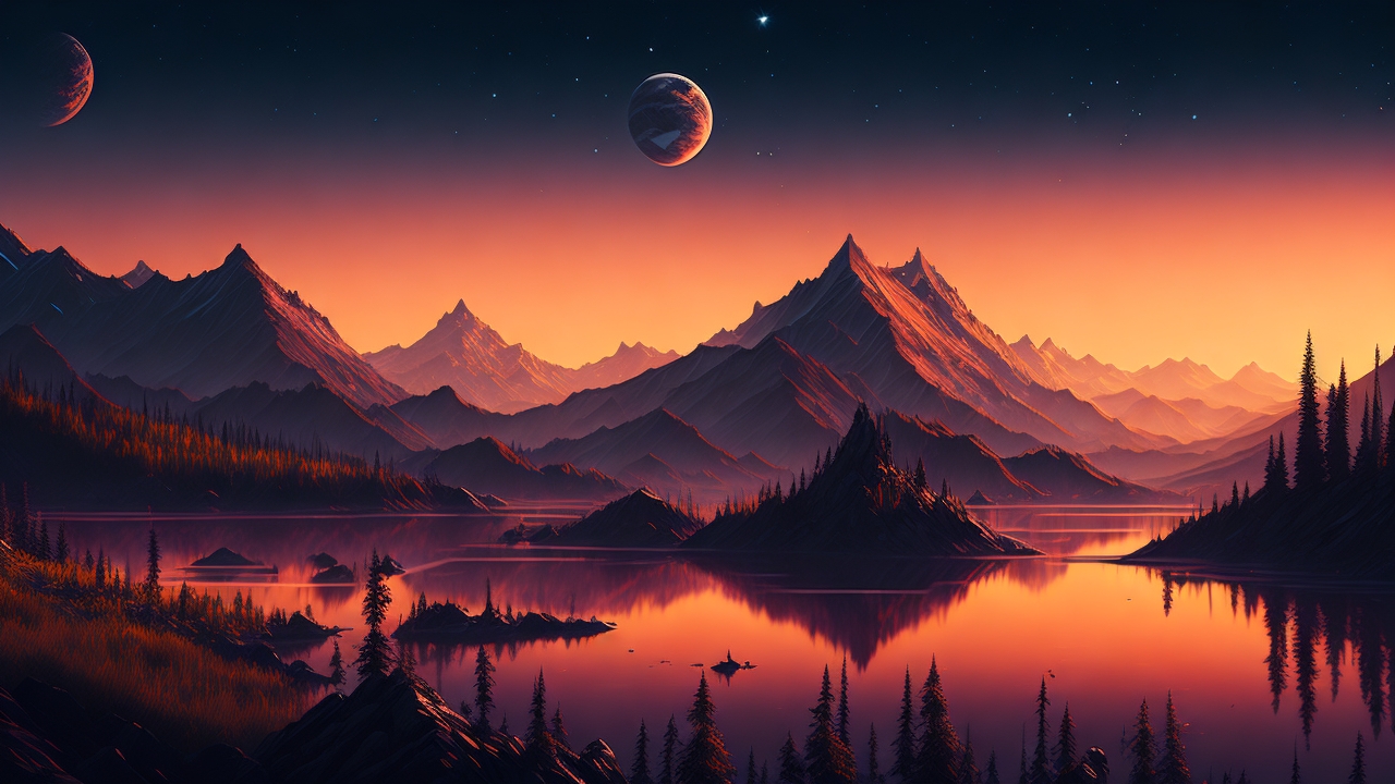 Beautiful Illustration wallpaper - KDE Store