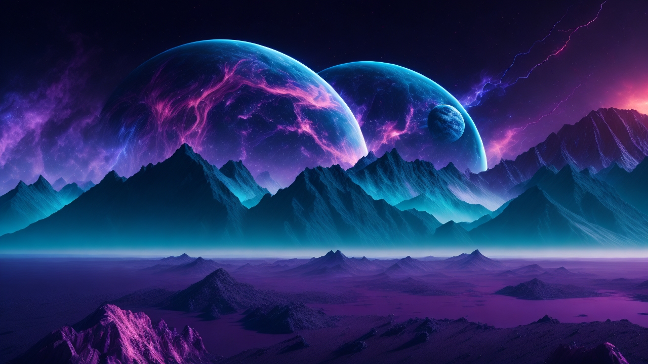 Space galaxy wallpaper - KDE Store